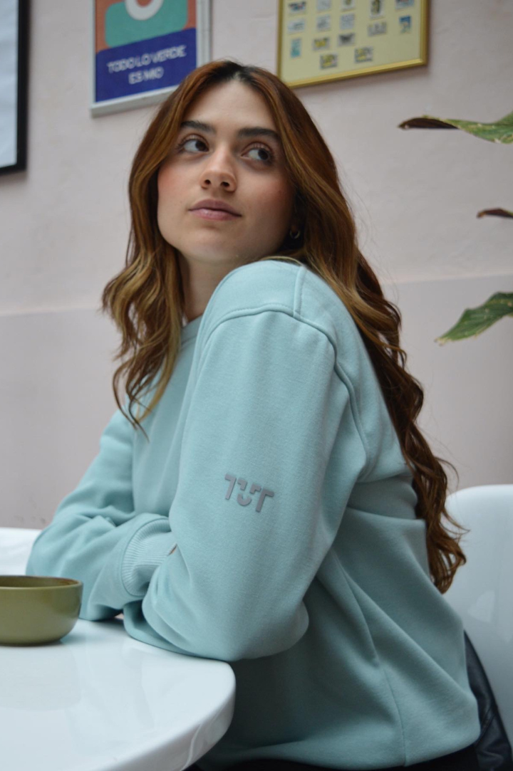 Oversized Crewneck Mint – TimeUnderTension